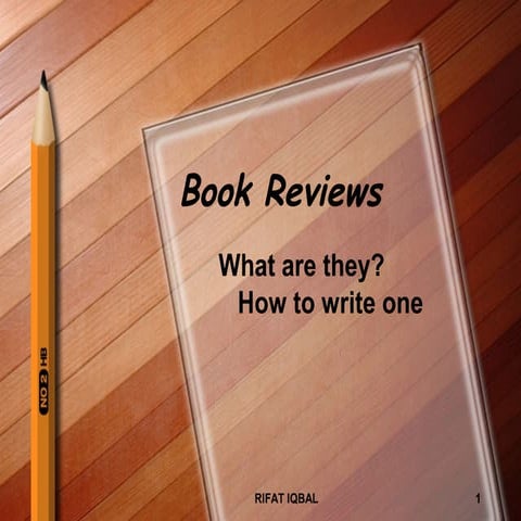Writing a book_review_2 | PPT