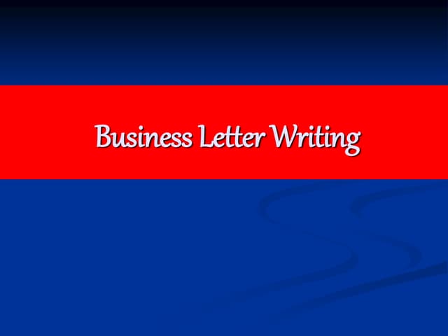 Basic and miscellaneous parts of business letter | PPT