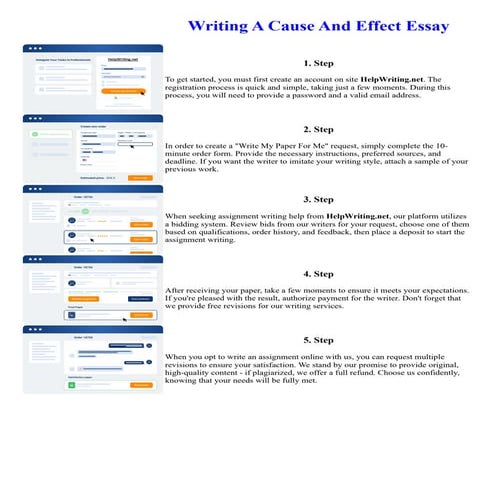 Writing A Cause And Effect Essay | PDF