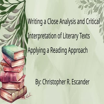 Writing a close analysis of a literary texts.pptx