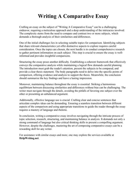 Sample Of Comparative Essay.pdf
