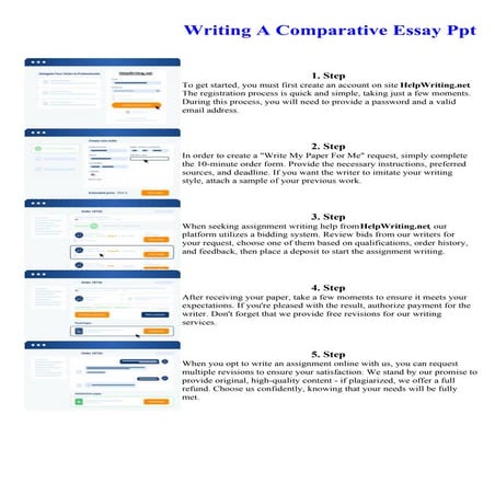Writing A Comparative Essay Ppt | PDF