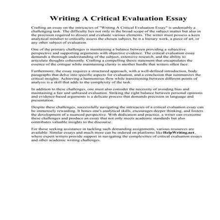 Writing A Critical Evaluation Essay.pdf