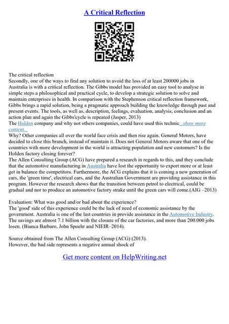 Critical Lens Essay | PPT