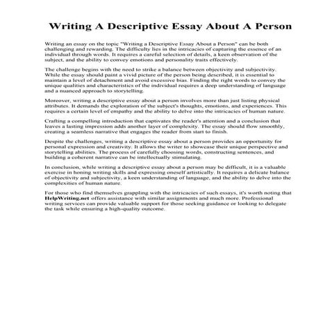 Writing A Descriptive Essay About A Person.pdf