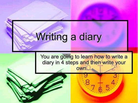 How to write a diary entry | PPT
