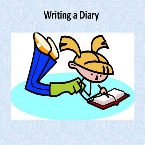 How to write a diary entry | PPT