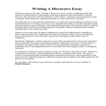 Writing A Discursive Essay.pdf