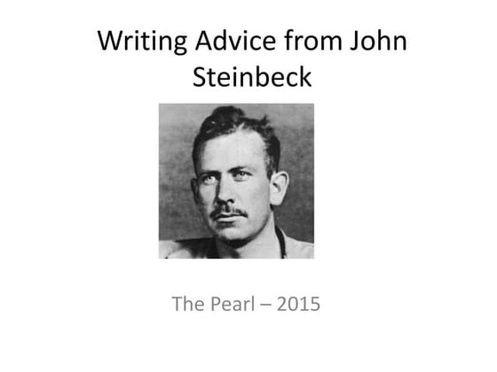 The pearl by John Steinbeck (about the book, author, characters and ...