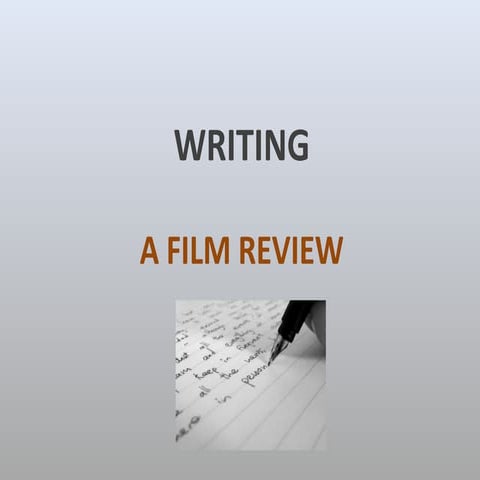 Writing a film review | PPT