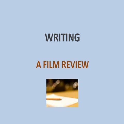 Writing a film review | PPT