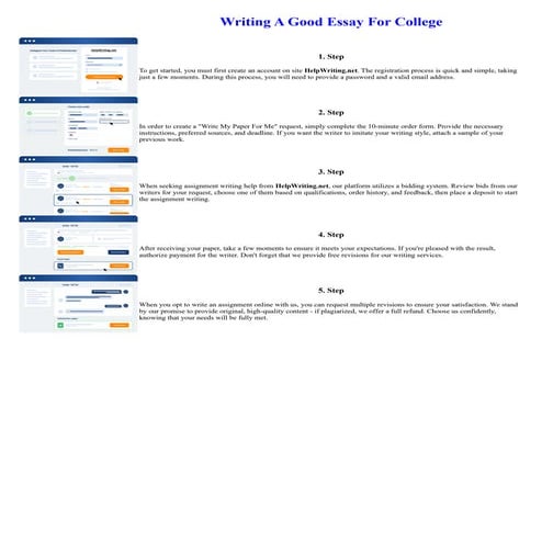 Writing A Good Essay For College | PDF
