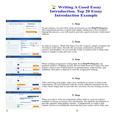 Writing A Good Essay Introduction. Top 20 Essay Introduction Example | PDF