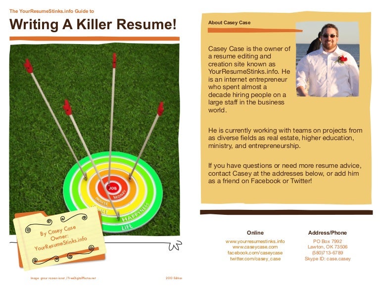 Writing A Killer Resume
