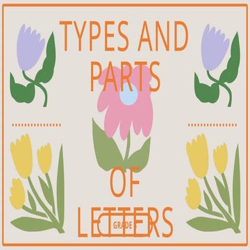 Parts of a Letter and some Sample Letter | PDF