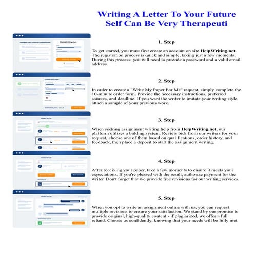 Writing A Letter To Your Future Self Can Be Very Therapeuti | PDF