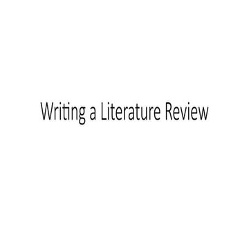 What is a Literature Review?.pptx