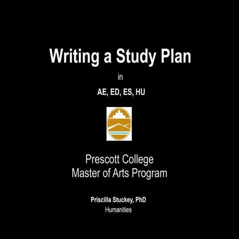 Writing a MAP Study Plan | PPT
