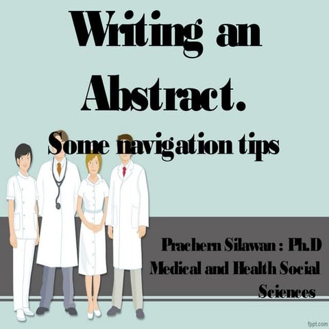 Writing an abstract | PPT