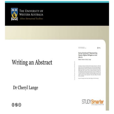Writing An Abstract | PPT
