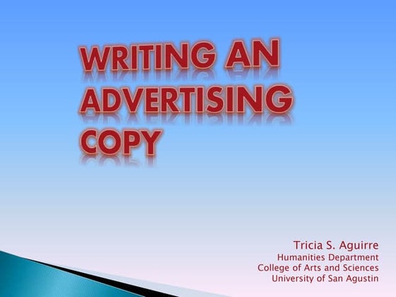 Execution style for advertisement | PPTX