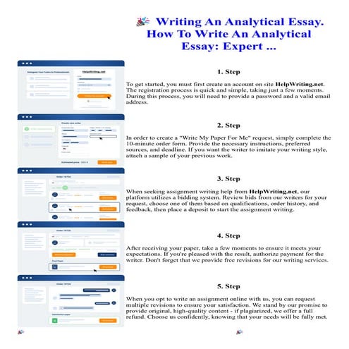 Writing An Analytical Essay. How To Write An Analytical Essay Expert | PDF