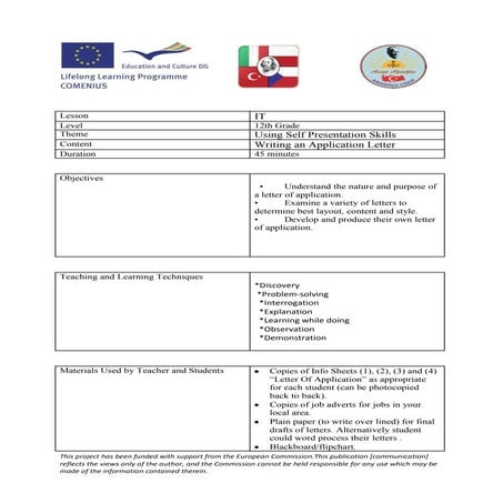 Cover Letter Lesson Plan How To Write A PhD Cover Letter – Tips And