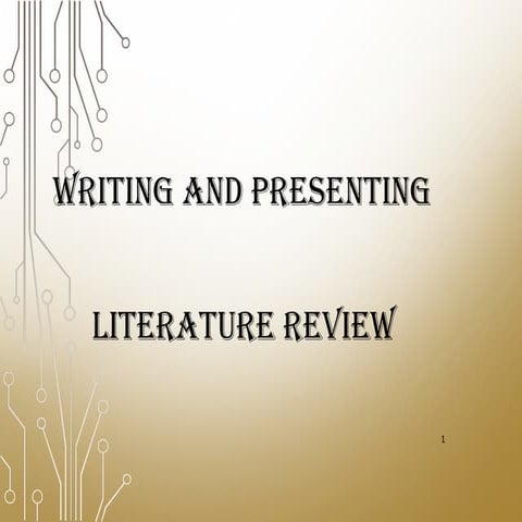 Writing and presenting | PPT