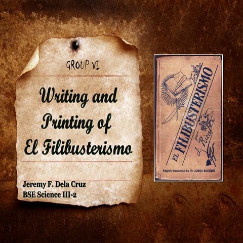 Writing and Printing of El Filibusterismo.pptx