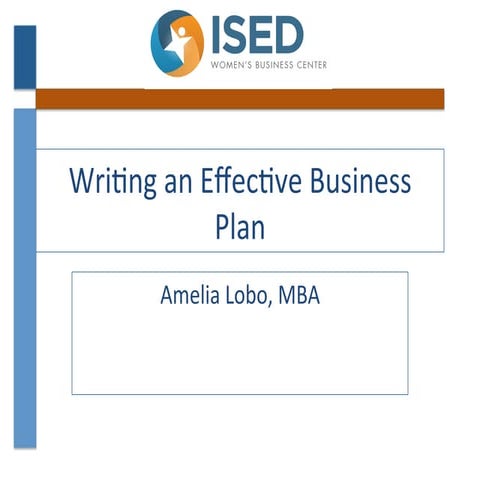 A simple guide to the effective business plan | PPT