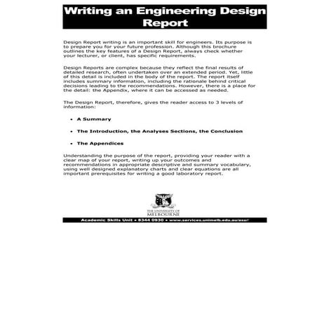Writing+an+engineering+design+report | PDF