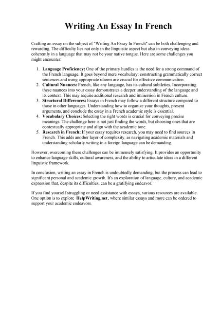 Essay Writing In French.pdf