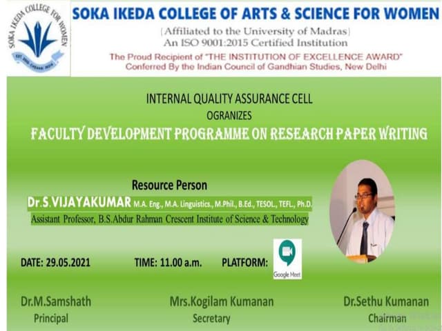 Writing An Scientific Manuscript Fdp | Ppt | Free Download