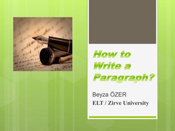 Paragraph Writing | PPT