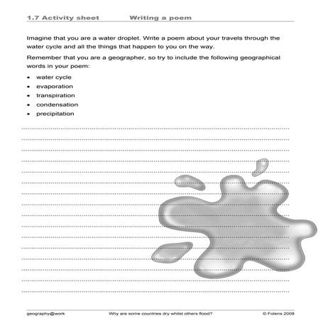 Writing A Poem (Lower) | PDF