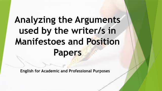 EAPP Q2 - M3_ Writing Various Kinds of Position Paper.pdf