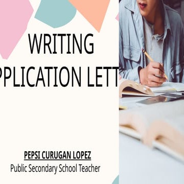 Comprehensive Guide to Writing Effective Application Letters for Job ...