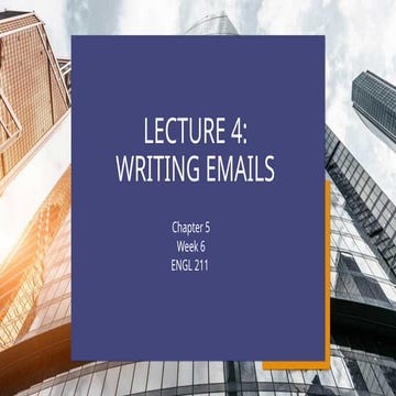 email writing ppt | PPTX