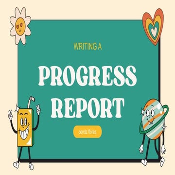 Writing a Progress Report.pptx
