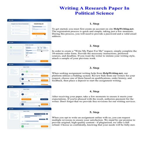 Writing A Research Paper In Political Science | PDF