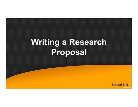 Writing a research proposal | PDF | Science