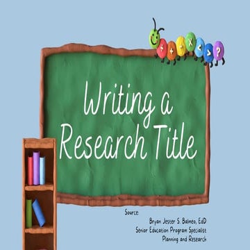 Writing a Research Title.pptx