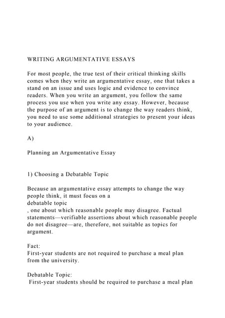 Argumentative Writing ppt - Grades 10-11 / Forms 4 - 5 | PPTX