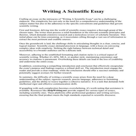 Writing A Scientific Essay.pdf