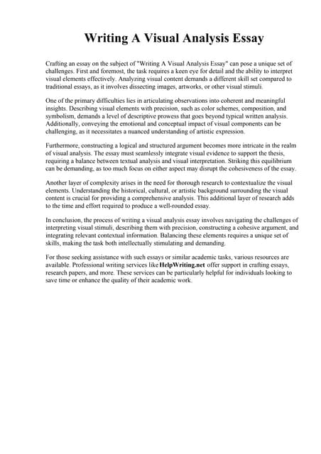 Examples Of Visual Analysis Essays.pdf
