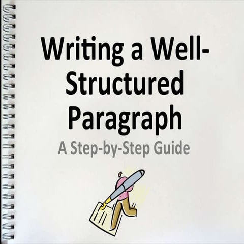 Writing a Well-Structured Paragraph | PPT