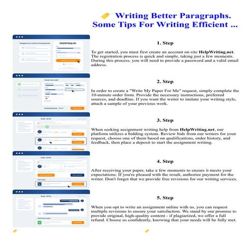 🏷️ Writing Better Paragraphs. Some Tips For Writing Efficient | PDF