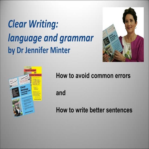 Writing better sentences | PPT