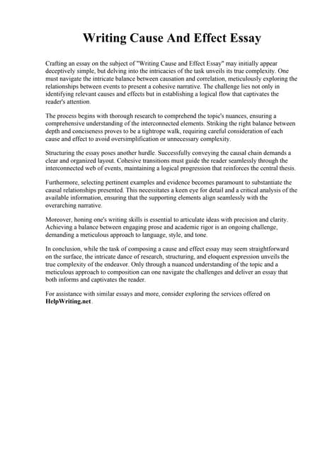 Cause And Effect Essay Outline.pdf