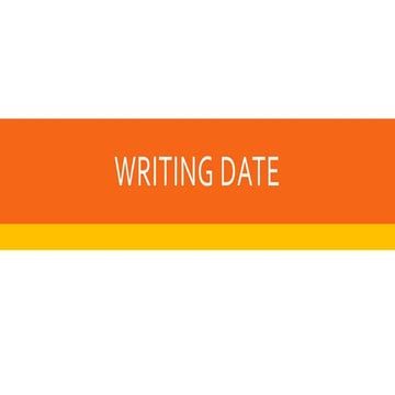 Writing date.pptx
